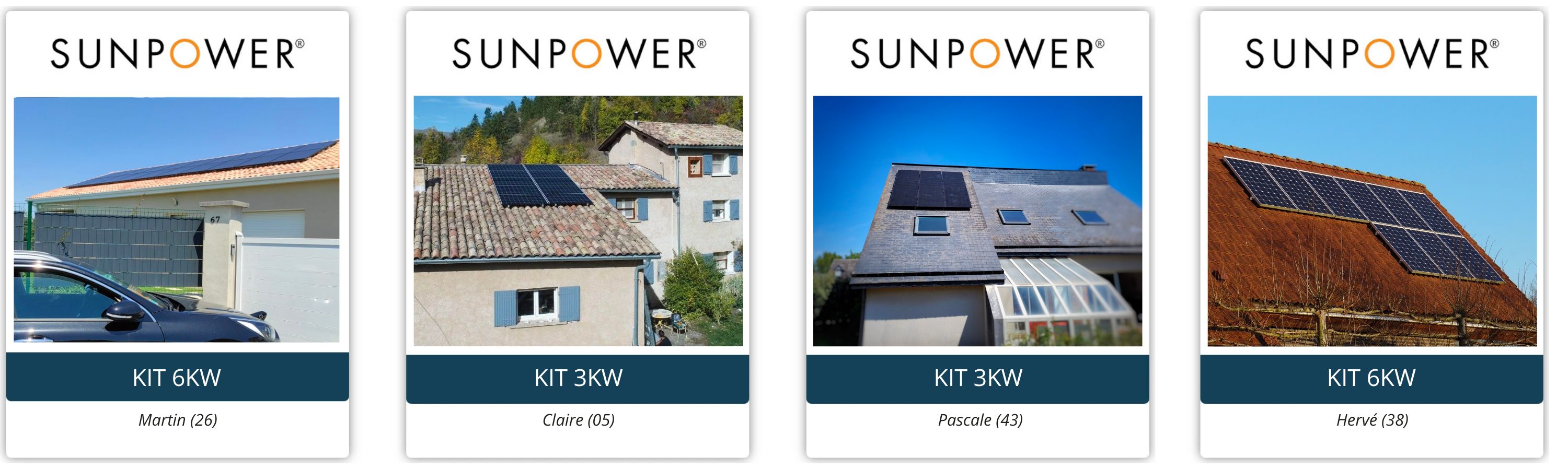 Kit solaire SunPower avec installation - Autoconsommation de 9135W